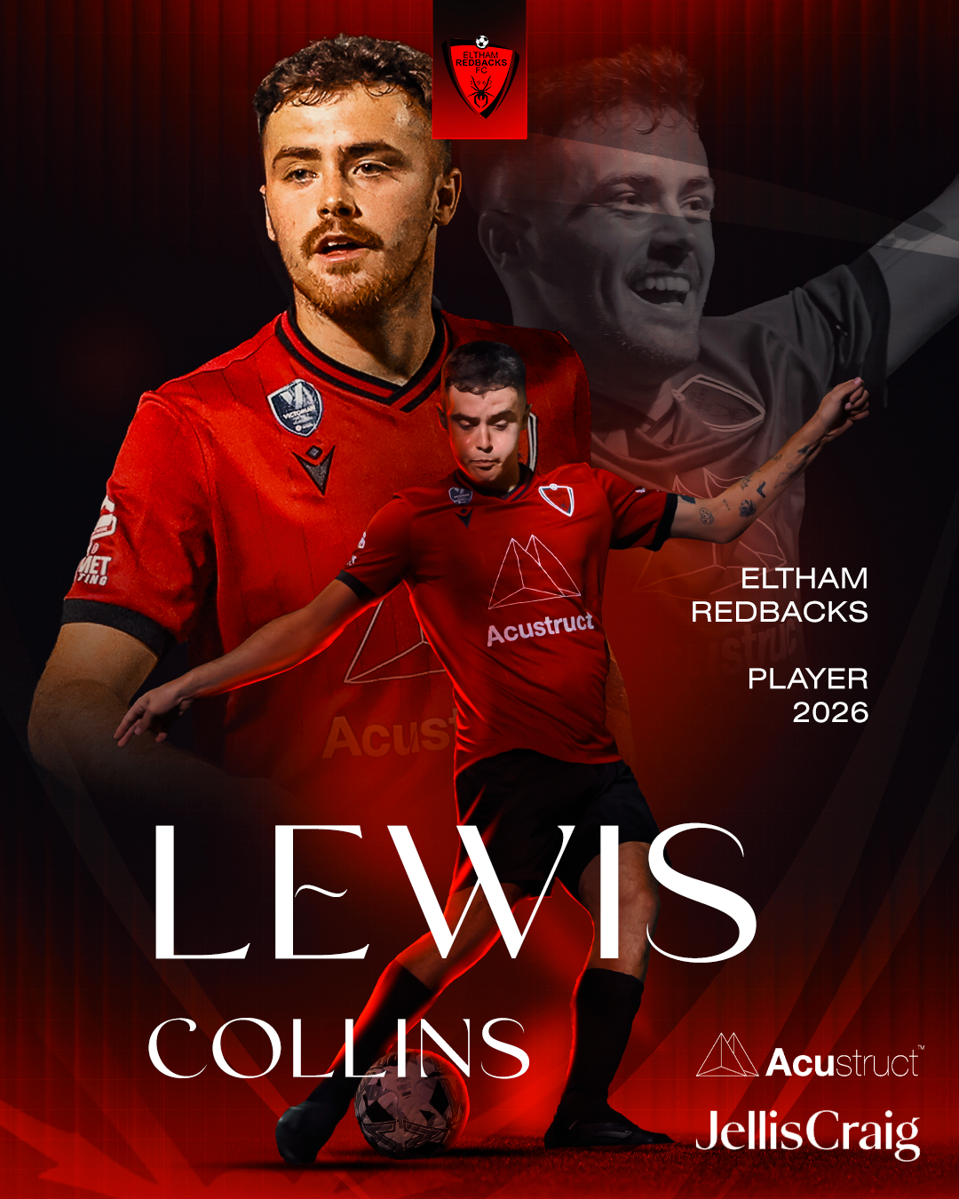 Lewis Collins Re-commits for 2026 - Eltham Redbacks FC