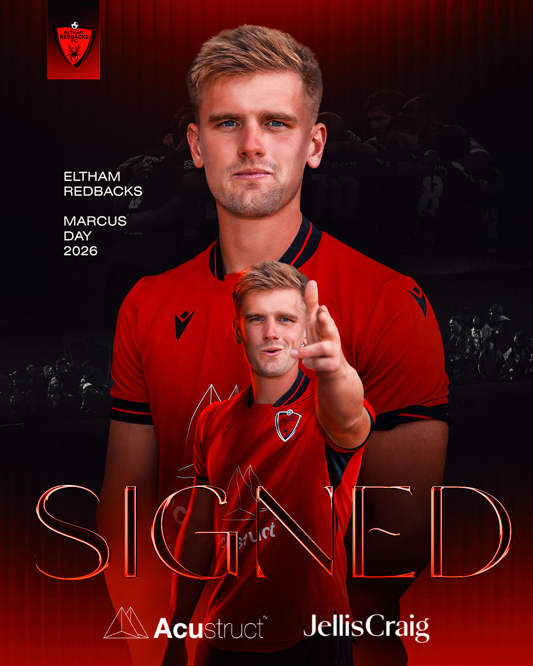 Redbacks Sign Prolific Englishman Marcus Day - Eltham Redbacks FC