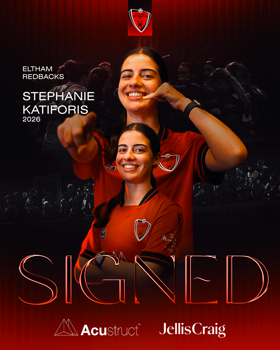 Stephanie Katiforis Signs For the Redbacks in Comeback Campaign ...